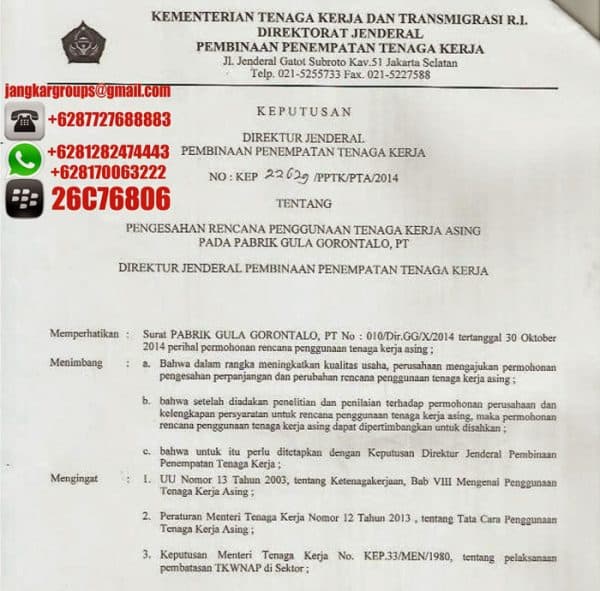 Jasa RPTKA Imta Kitas Memberikan Solusi Kesulitan Anda