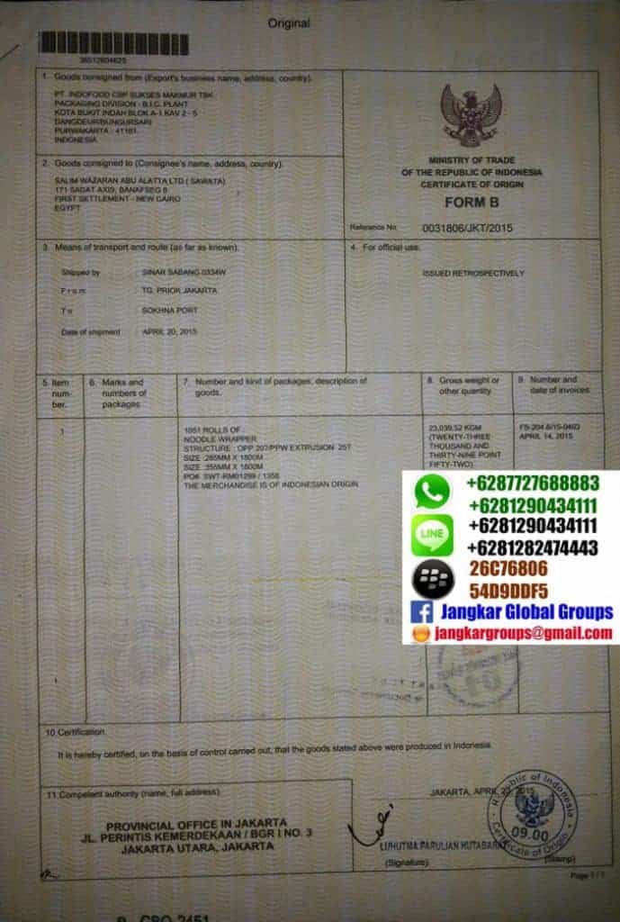 LEGALISIR DOKUMEN EXPORT – Jangkar Global Groups