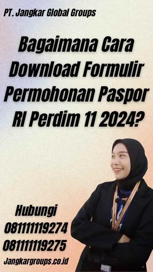 Download Formulir Permohonan Paspor RI Perdim 11 2024 – Jangkar Global ...