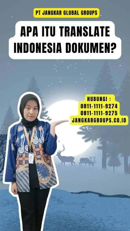 Translate Indonesia Dokumen – Jangkar Global Groups