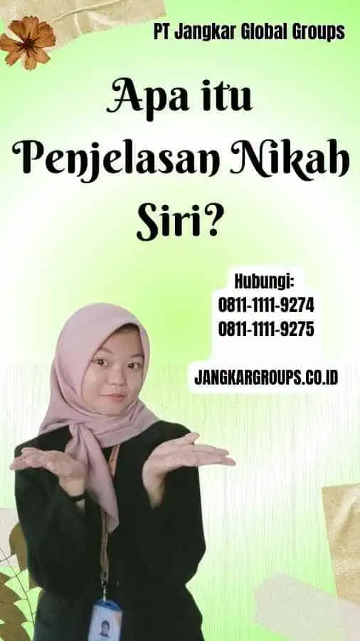Penjelasan Nikah Siri – Jangkar Global Groups