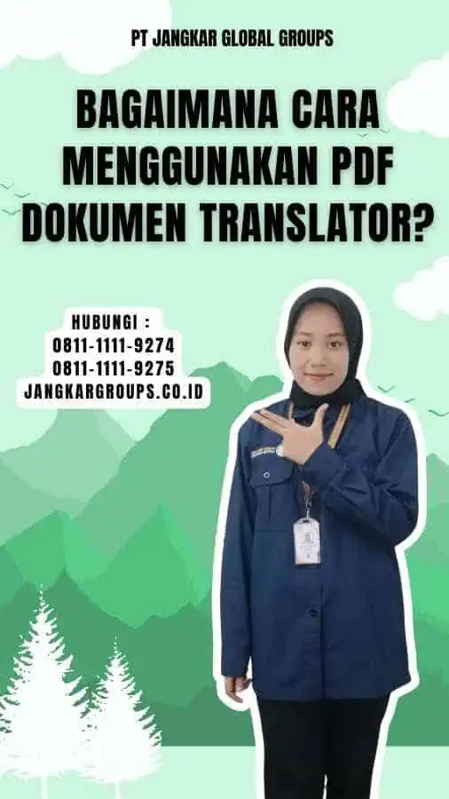Pdf Dokumen Translator: Menerjemahkan Dokumen PDF – Jangkar Global Groups