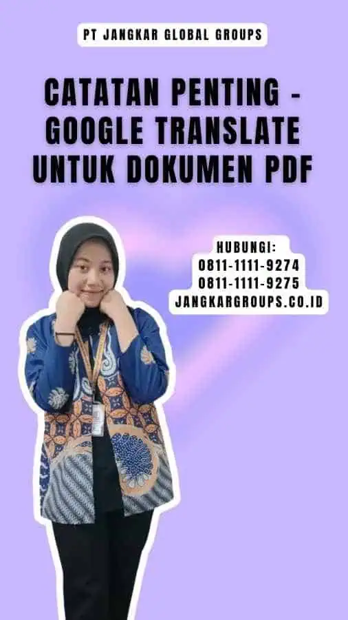 Google Translate untuk Dokumen Pdf: Terjemahkan Dokumen – Jangkar Global Groups