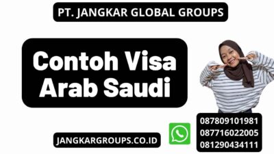 Contoh Visa Arab Saudi – Jangkar Global Groups
