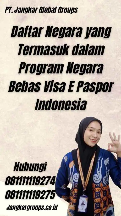 Negara Bebas Visa E Paspor Indonesia – Jangkar Global Groups