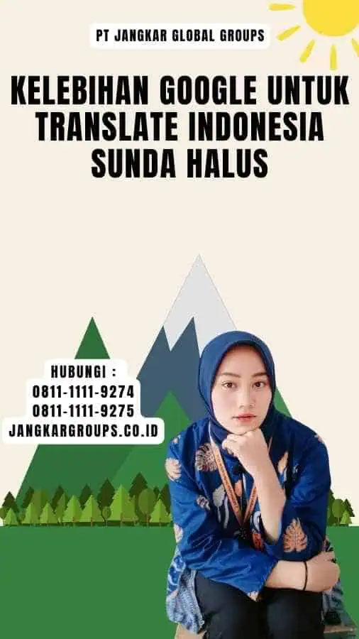 Google untuk Translate Indonesia Sunda Halus – Jangkar Global Groups