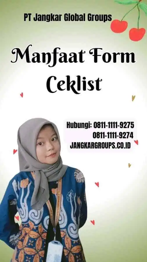 Form Ceklist: Panduan Lengkap dan Berbagai Kebutuhan – Jangkar Global ...