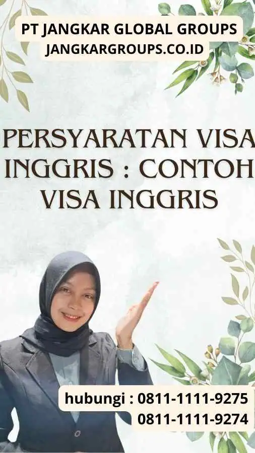 Contoh Visa Inggris: Panduan Lengkap Mengurus Visa Inggris – Jangkar ...